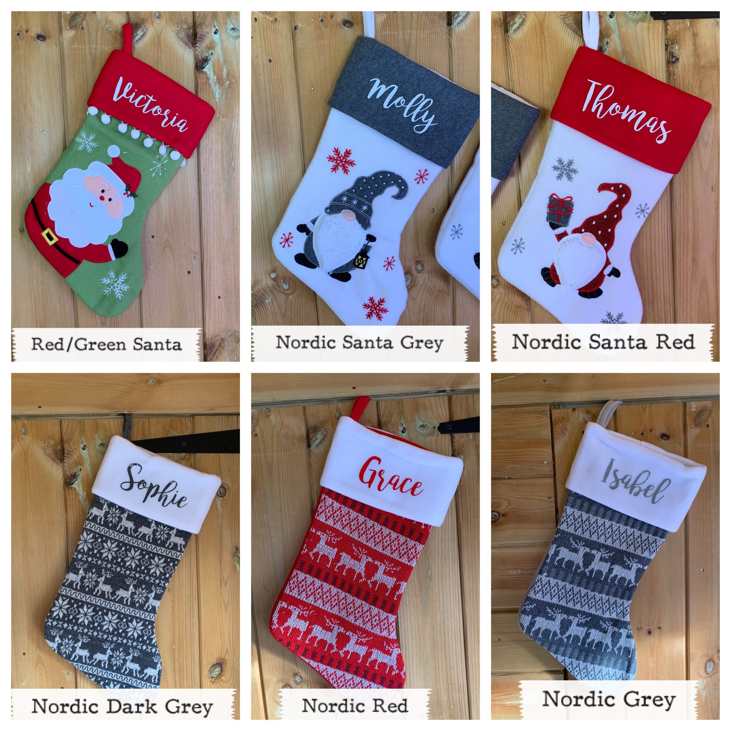 Personalised Christmas Stocking Personalised stocking | Etsy