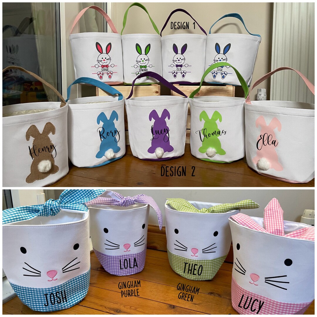 Personalised Easter Bag / Personalised Easter Basket / Personalised ...