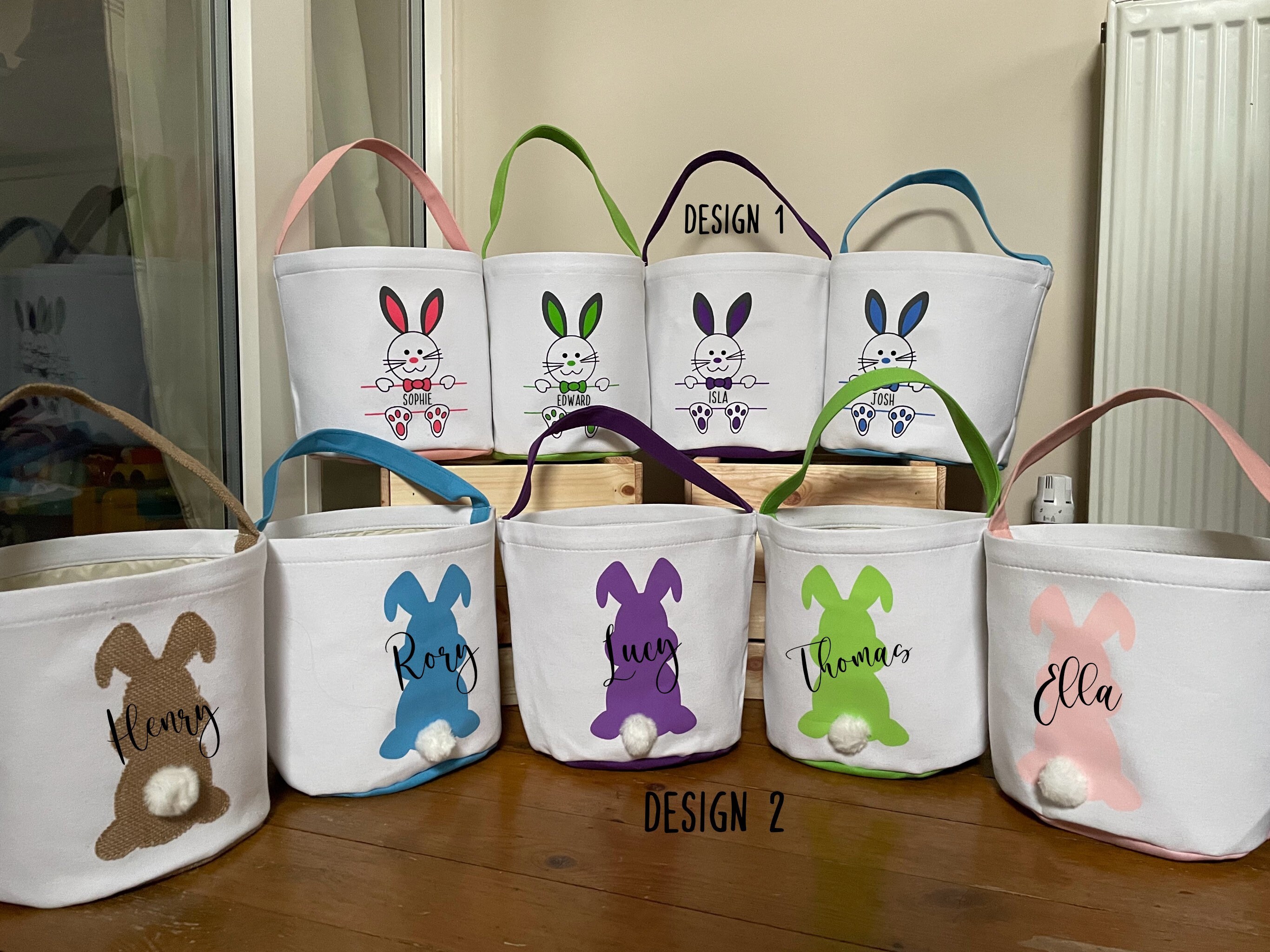 Personalised Easter Bag / Personalised Easter Basket / Personalised ...