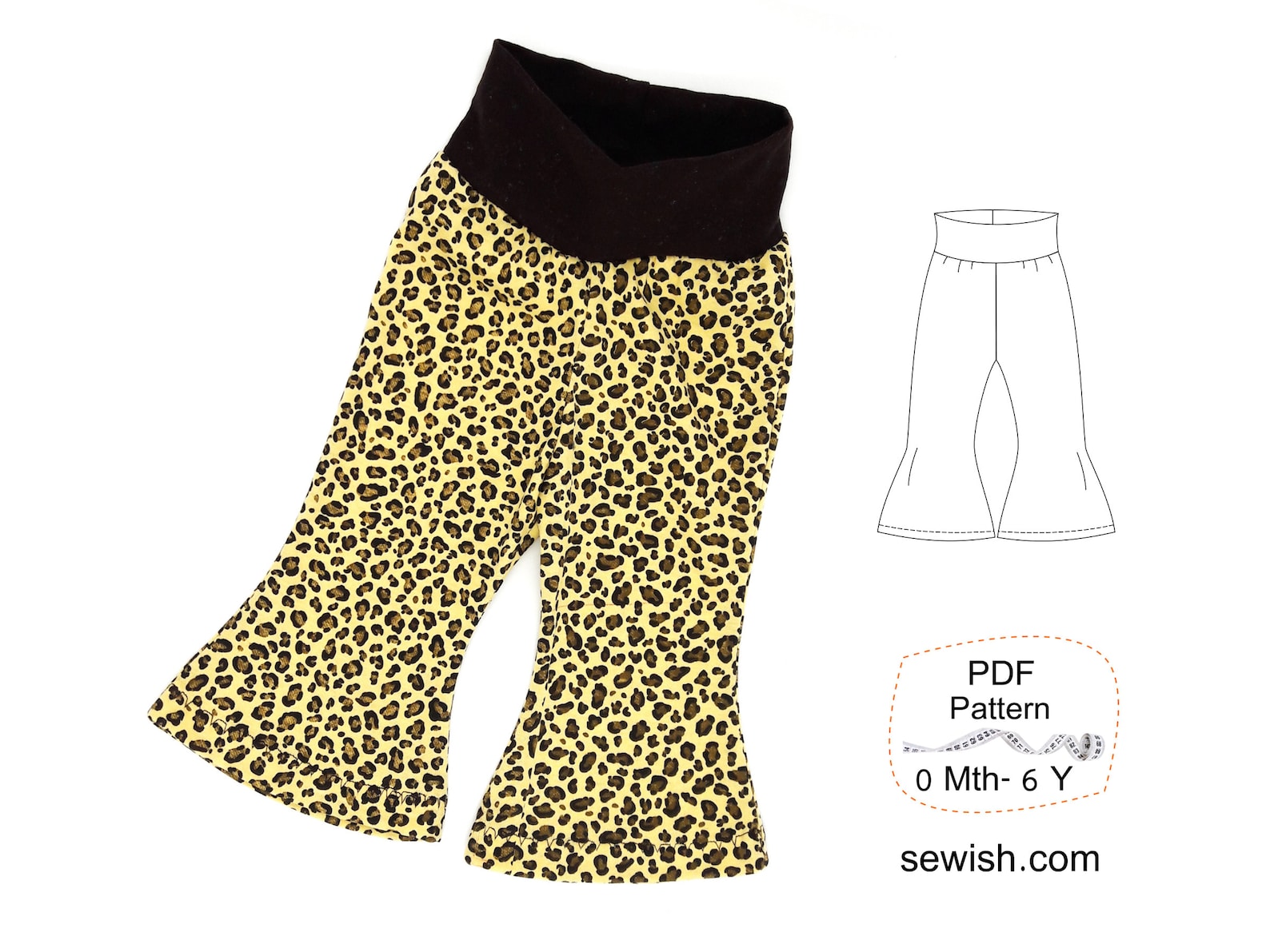Flared Baby Pants Sewing Patterns, Baby Hat Sewing Patterns for Girl ...