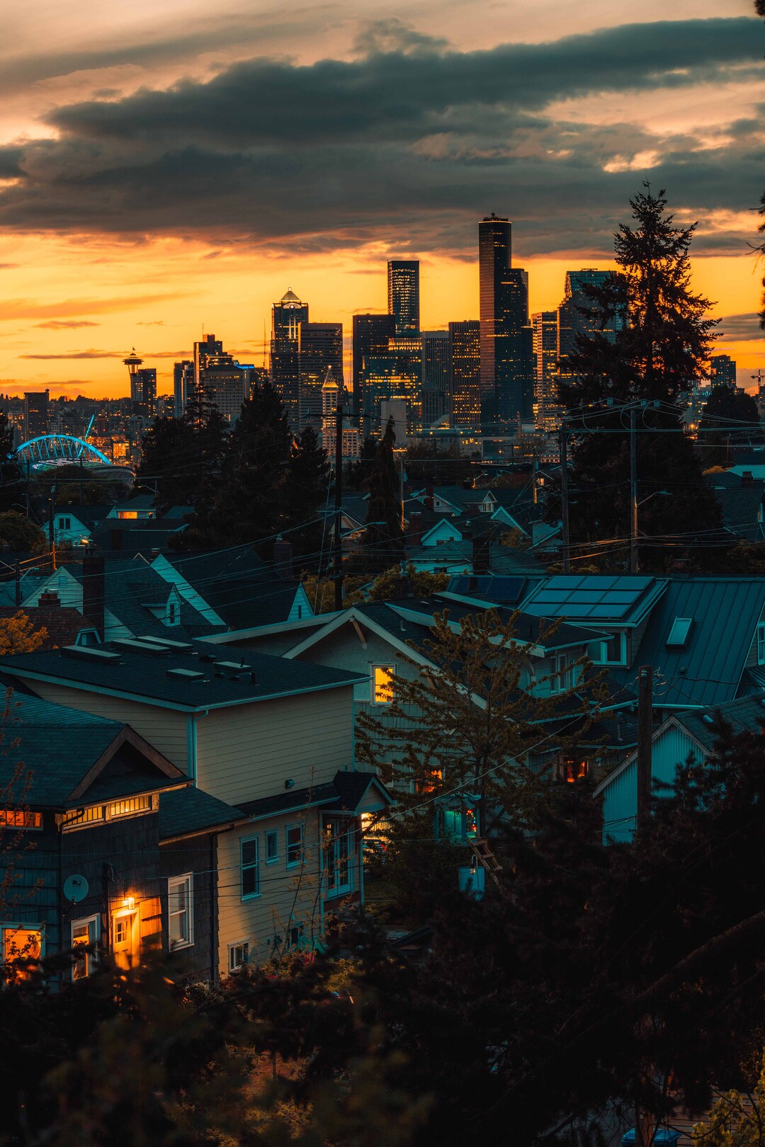 Seattle Skyline Cityscape Photography / Seattle Art / Seattle Photo ...