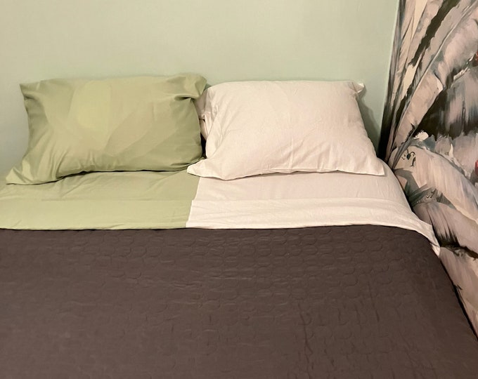 Vintage 90s Beverly Hills 90210 Complete Sheet Set Fitted Flat Pillow ...
