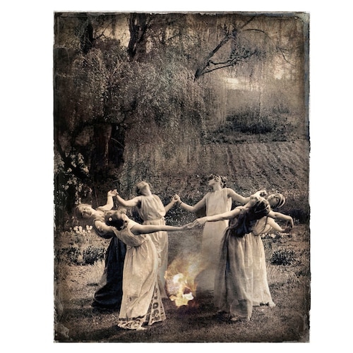 Circle of Witches Vintage Women Dancing Print Poster. - Etsy