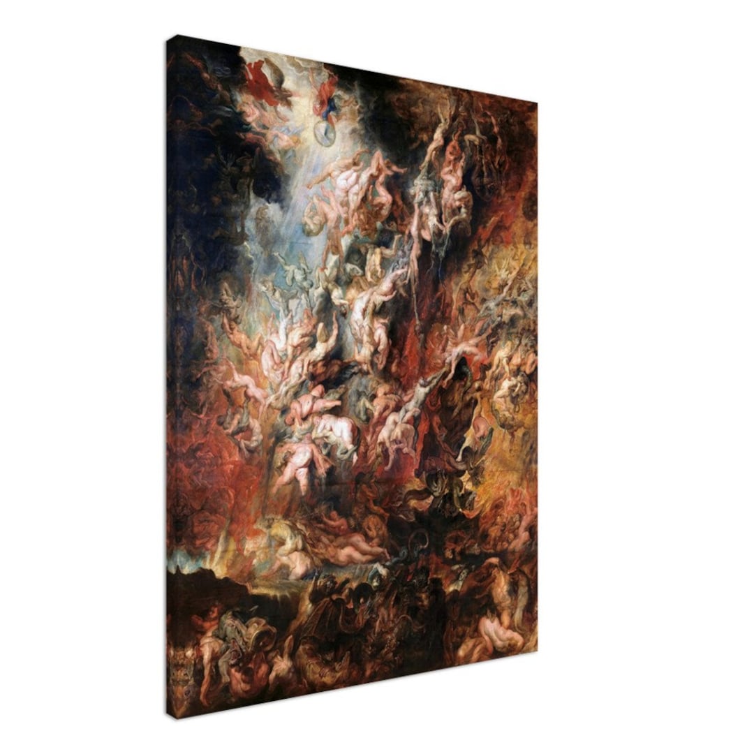 Peter Paul Rubens Fall of the Damned Canvas Wall Art. Rubens Fall of ...