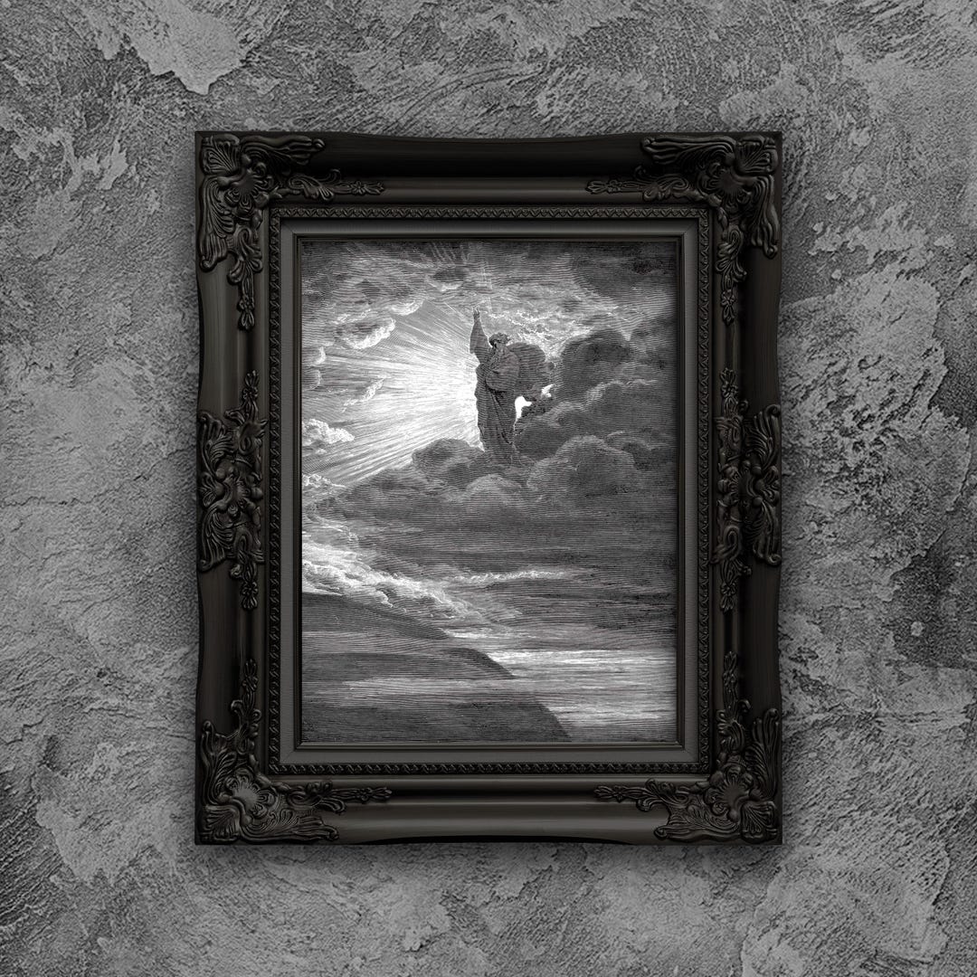 Gustave Dore God Creating Light Poster - Premium Matte Art Print for ...