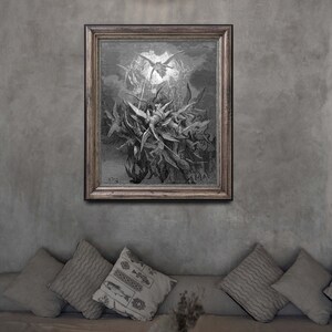 Gustave Dore Print. Almighty Power From John Milton's Paradise Lost ...
