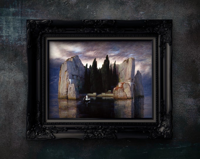 Die Toteninsel by Arnold Böcklin Home Decor Wall Decor Giclee Art Print ...