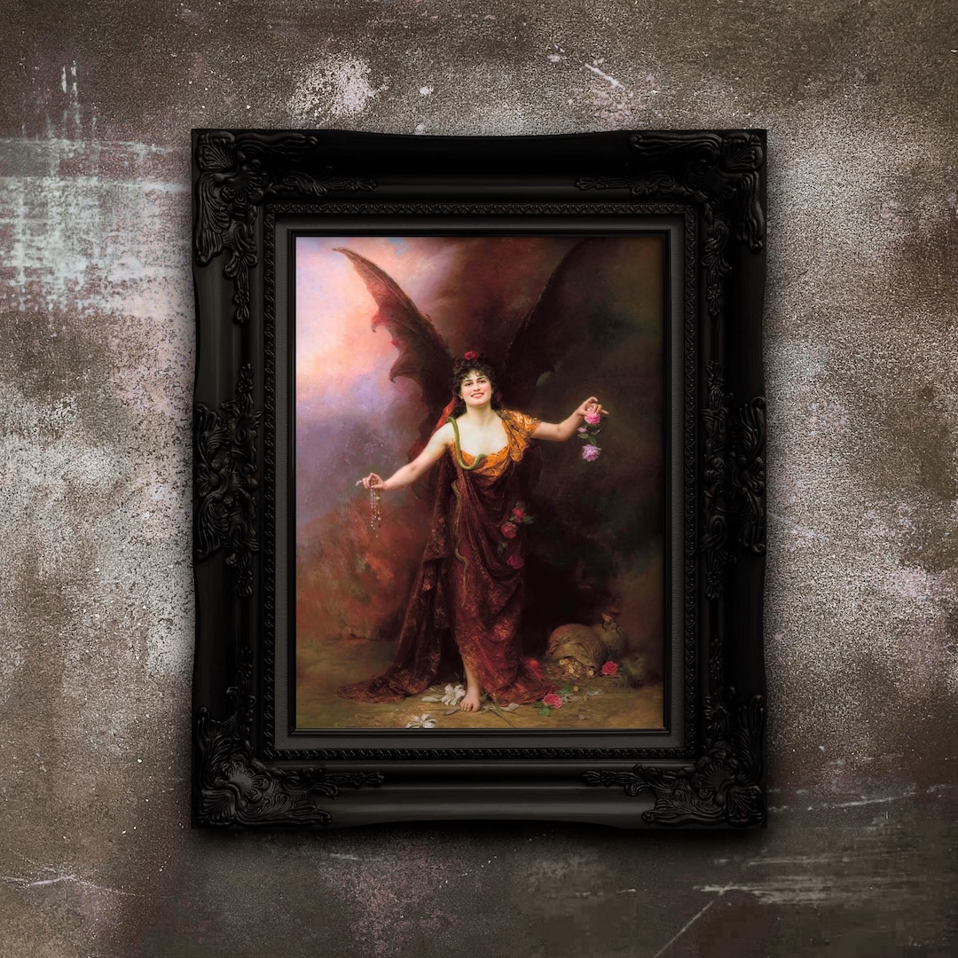 Madame Satan Vintage Occult Art Print: Georges Achille Fould Poster - Etsy