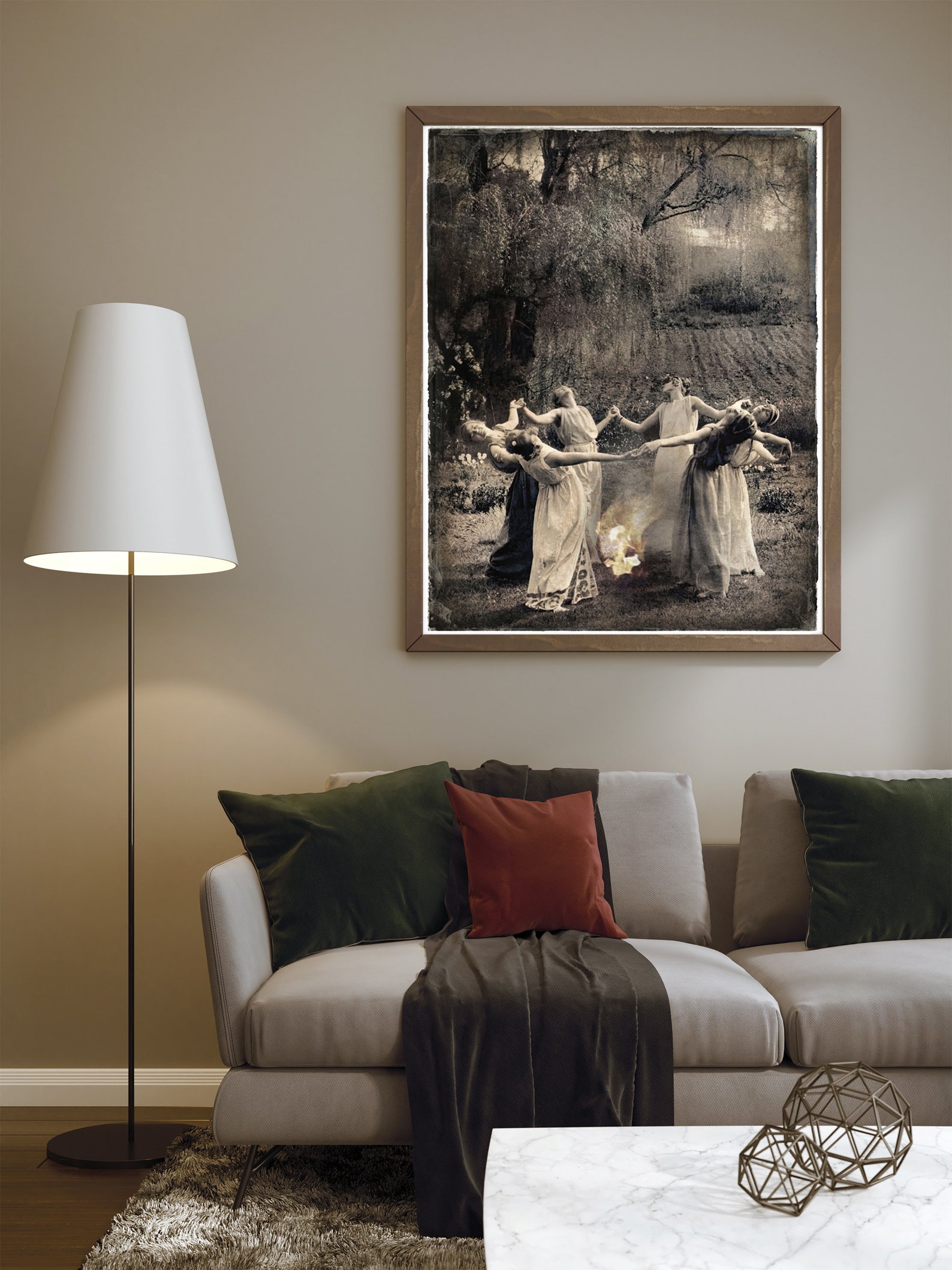 Circle of Witches Vintage Women Dancing Print Poster. - Etsy