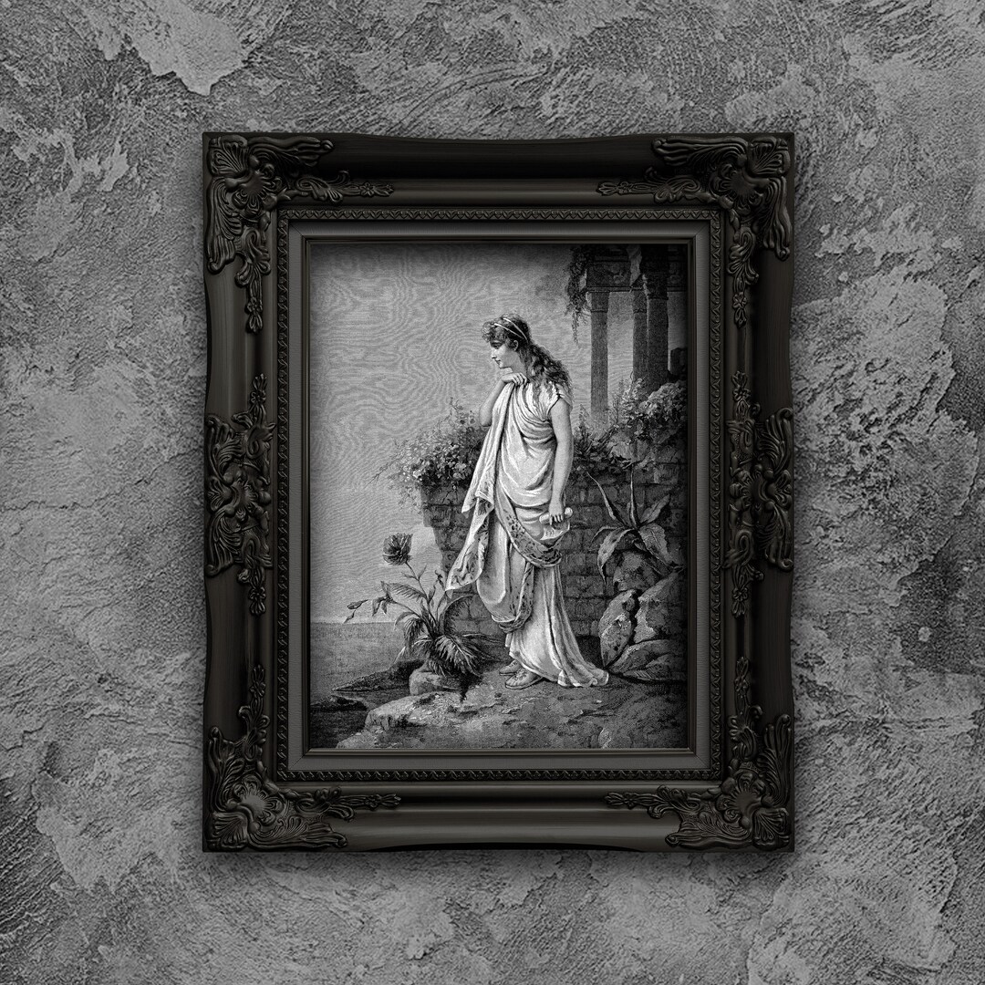Sappho Art Print, Gustave Dore Style Sapphic Poster, Sappho, Sapphic ...