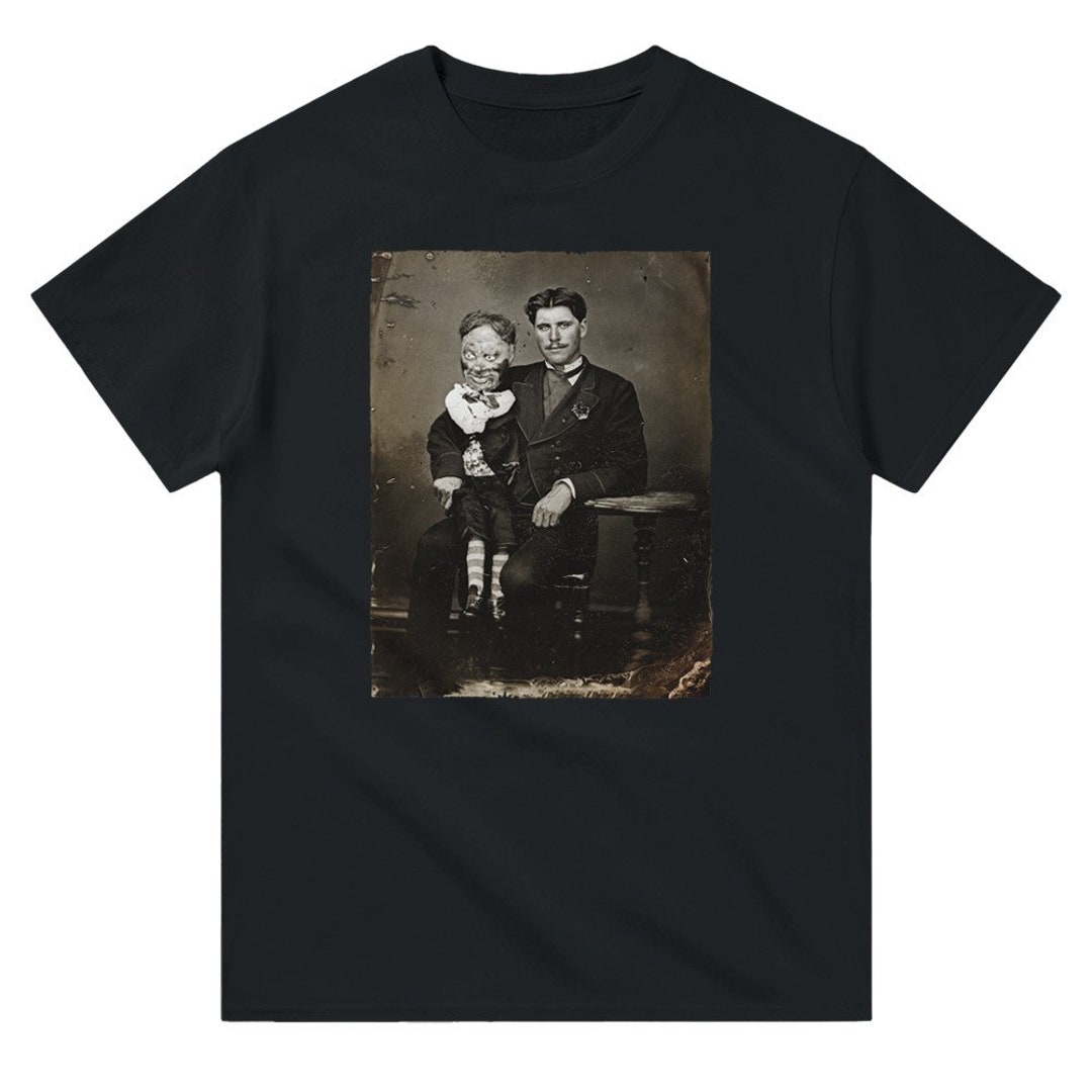 Spooky Ventriloquist Dummy T-shirt: Vintage Creepy Photo Print - Etsy