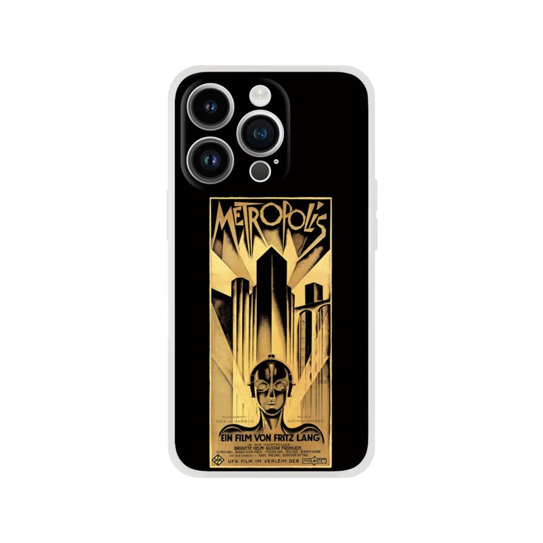 Fritz Lang Metropolis Poster Design Flexi Phone Case Design for Iphone ...