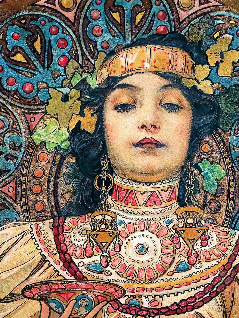 Moet Champagne Alphonse Mucha Art Print. Art Nouveau. Mucha - Etsy