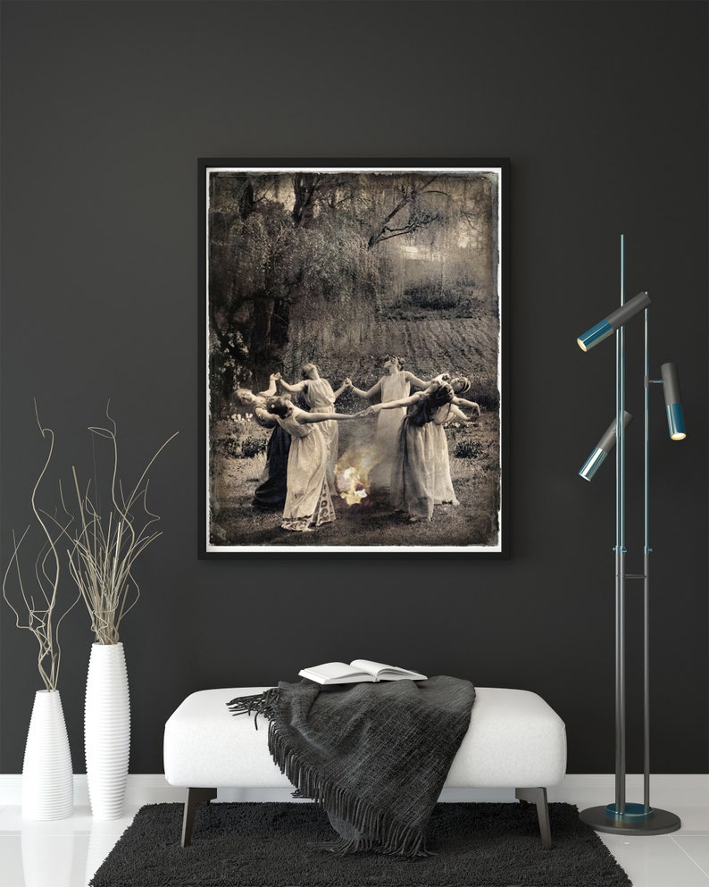 Circle of Witches Vintage Women Dancing Print Poster. - Etsy