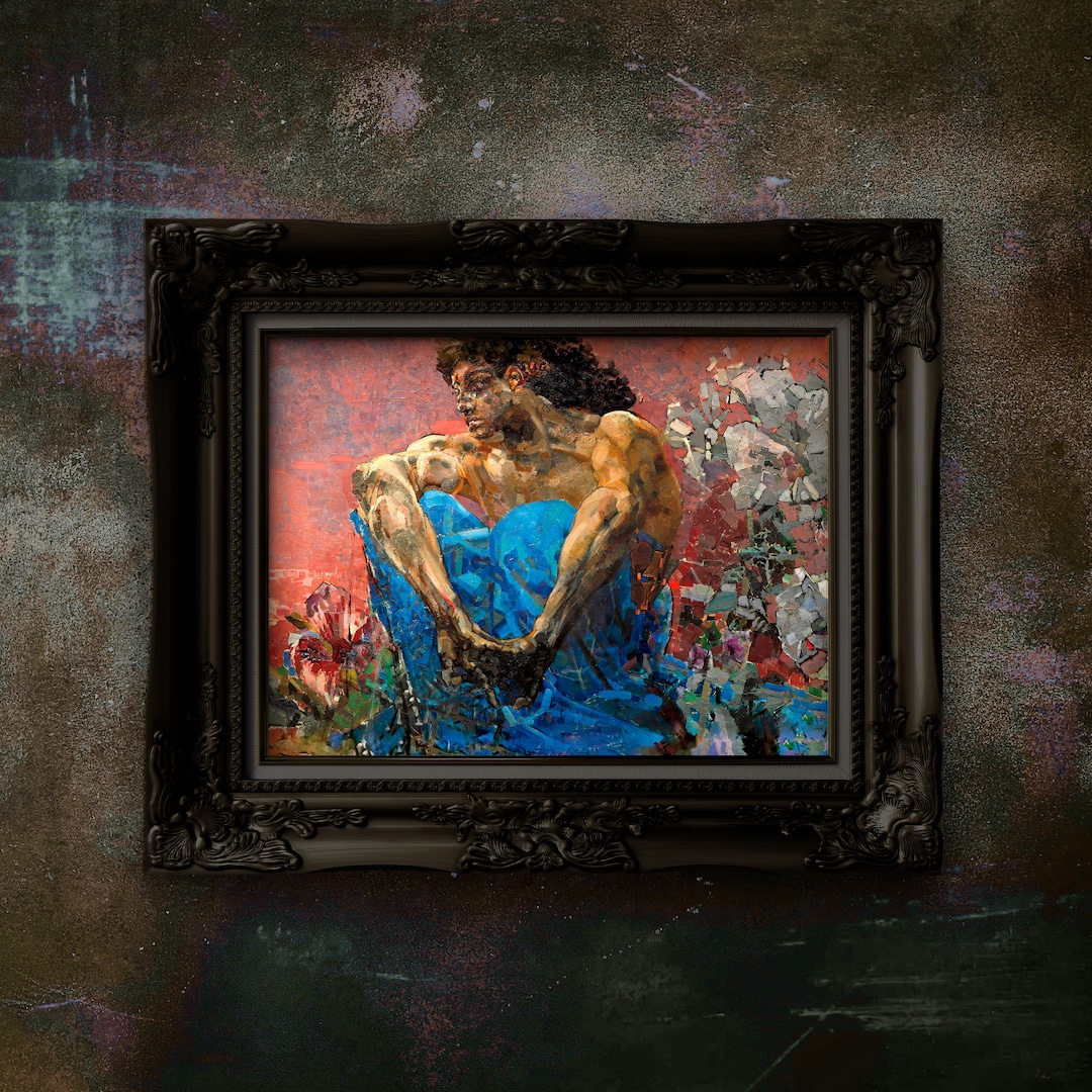 The Demon Seated by Mikhail Vrubel. Fine Art Print. Premium Matte Paper ...