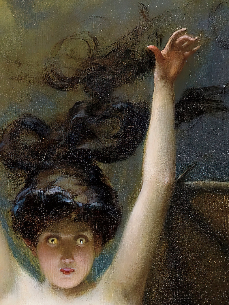 The Bat Woman by Albert Joseph Pénot. Art Print. Premium Matte - Etsy