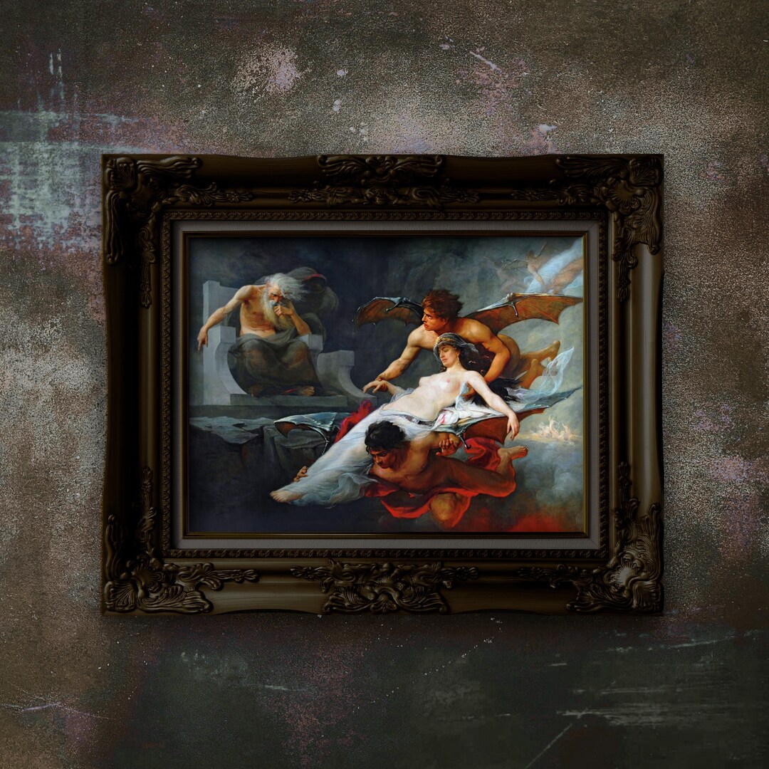 Dido in Hell. Art Print by Georges Moreau - Premium Matte Paper Poster ...