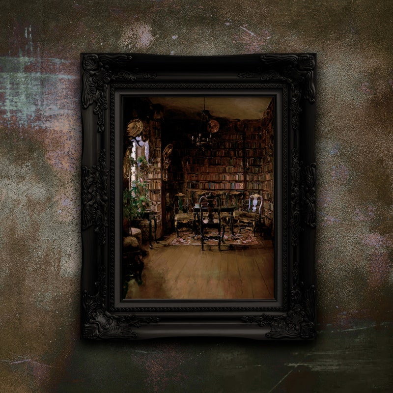 Library Wall Art - Etsy