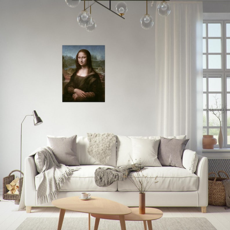 Mona Lisa Art Print – Da Vinci Masterpiece, Matte Finish - Etsy