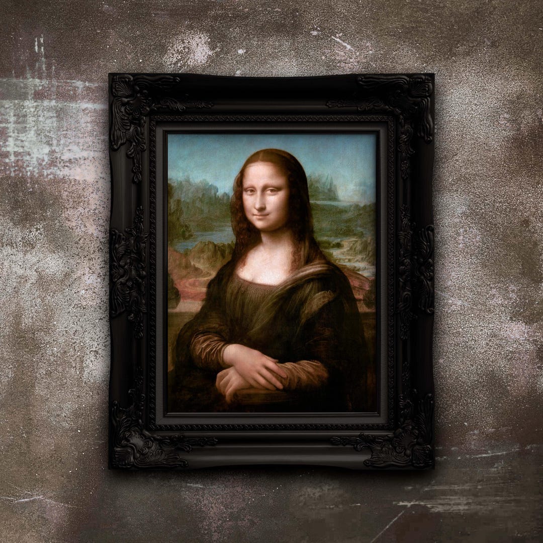 Mona Lisa Art Print – Da Vinci Masterpiece, Matte Finish - Etsy