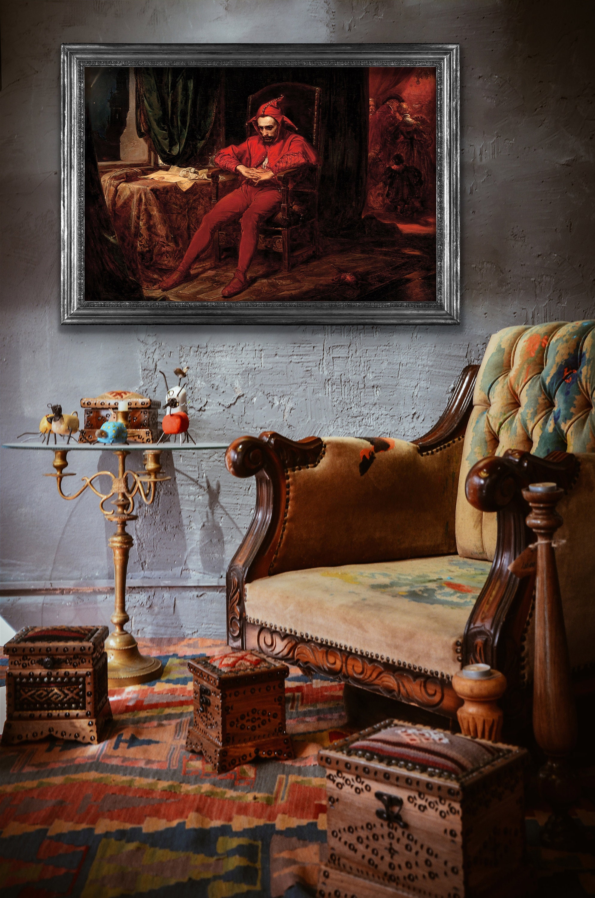 Jan Matejko Stańczyk the Sad Clown. Jester Art Print. Joker - Etsy UK