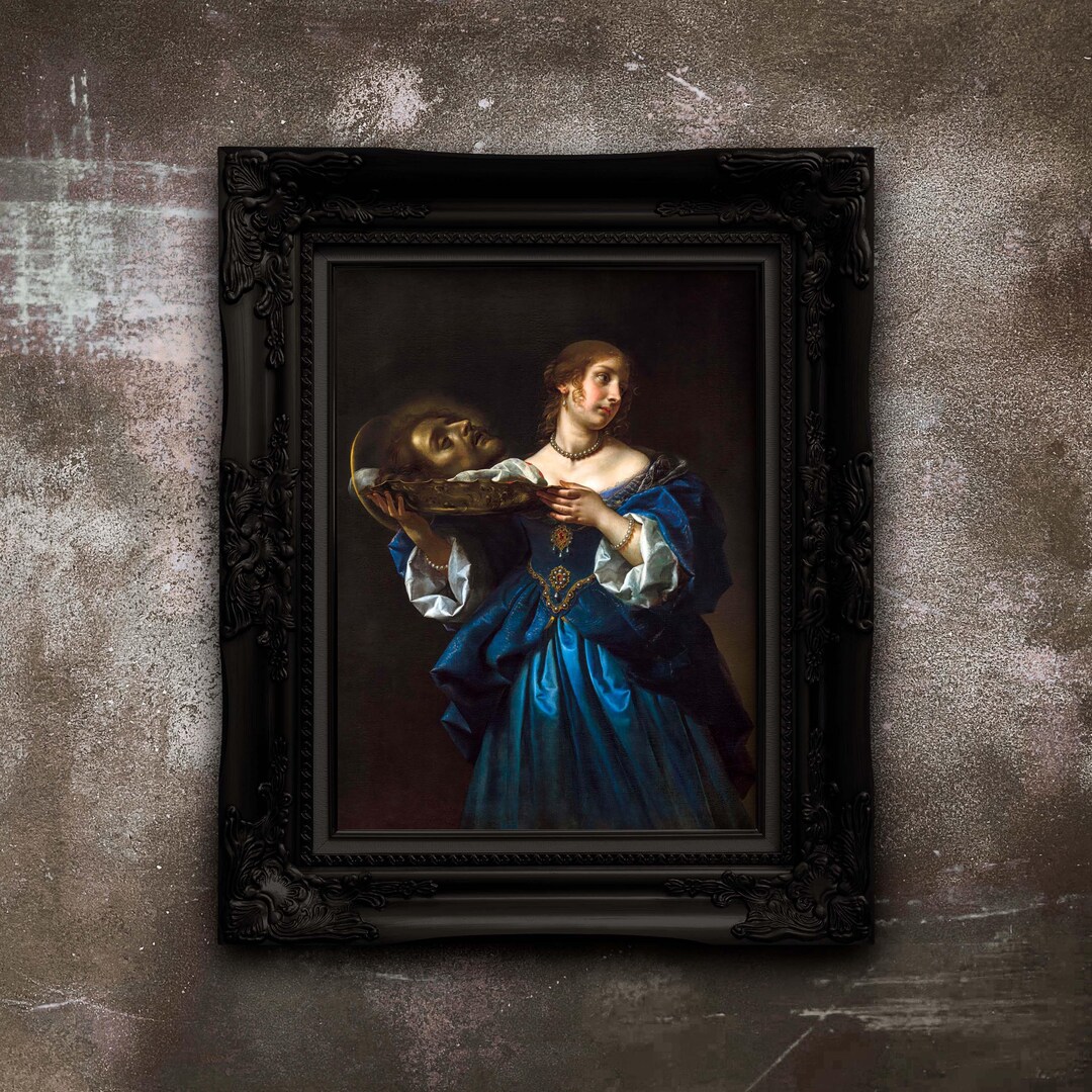 Salome With Head of John the Baptist Print | Carlo Dolci Dark Mythology ...