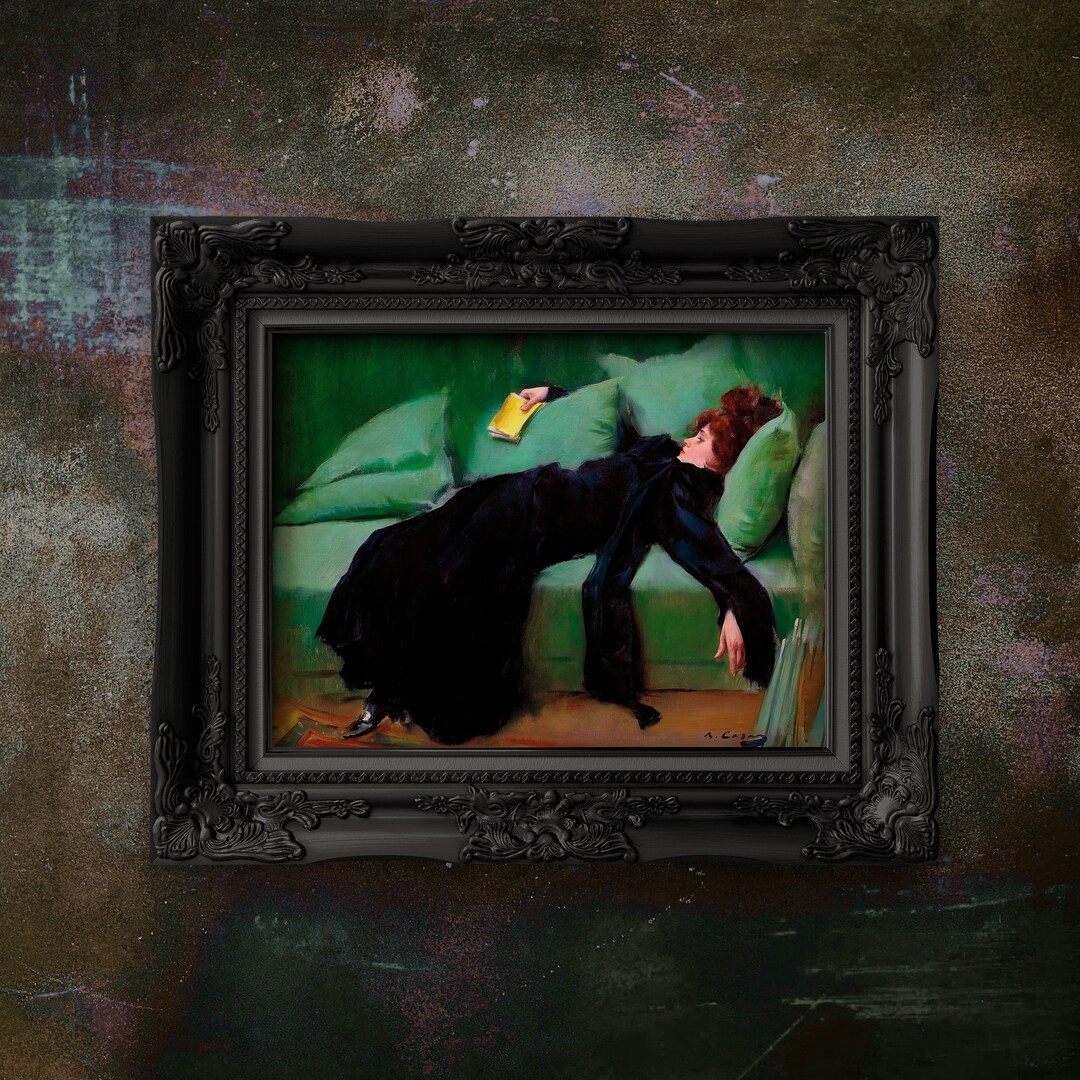 Decadent Young Woman by Roman Casas. After the Dance. High Quality ...