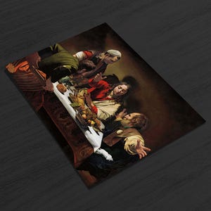 Caravaggio Supper at Emmaus Art Print: Remastered Matte Paper Poster - Etsy