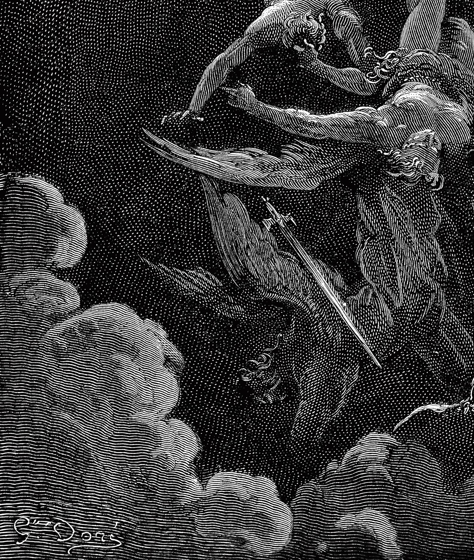 Gustave Dore 'mouth of Hell' Art Print: Paradise Lost Engraving - Etsy