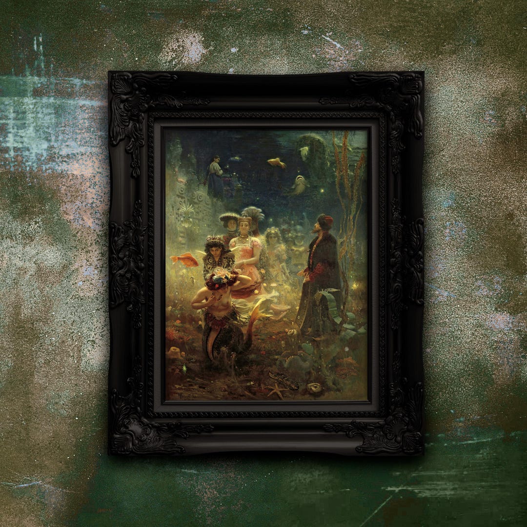 Ilya Repin Sadko Art Print - Premium Matte Poster - Unframed ...