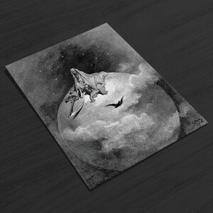 Gustave Dore the Raven. Illustration for Edgar Allan Poe the Raven ...