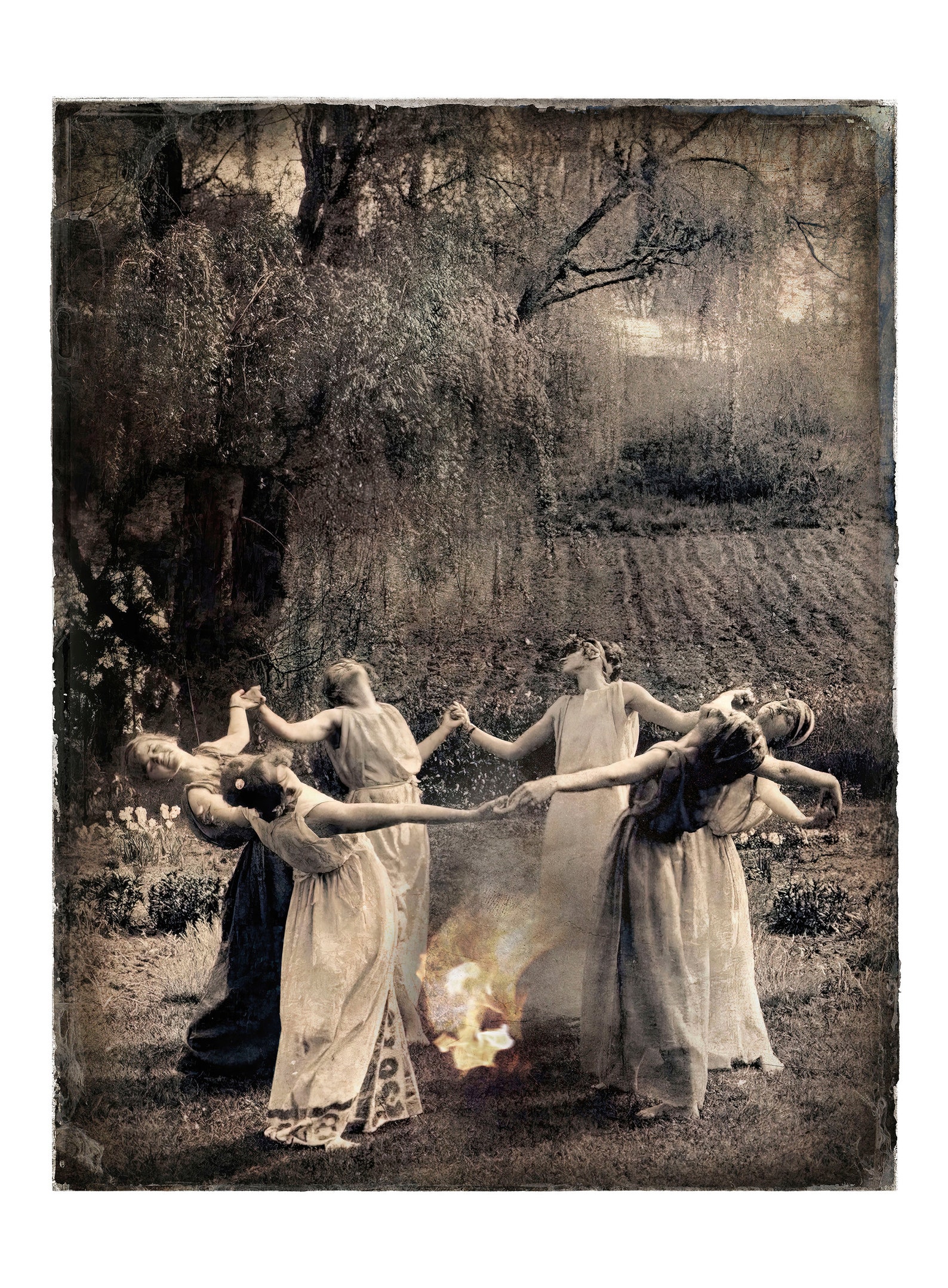 Circle of Witches Vintage Women Dancing Print Poster. - Etsy