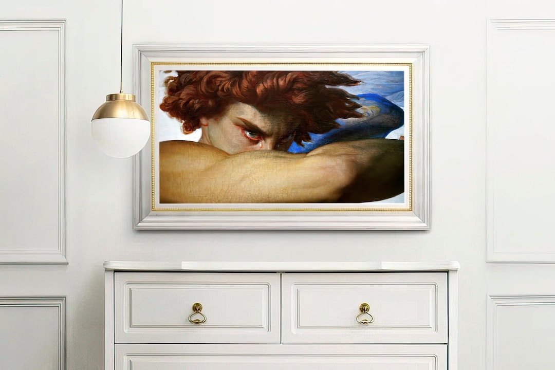 Alexandre Cabanel Fallen Angel Detail, Lucifer, Angel Painting ...