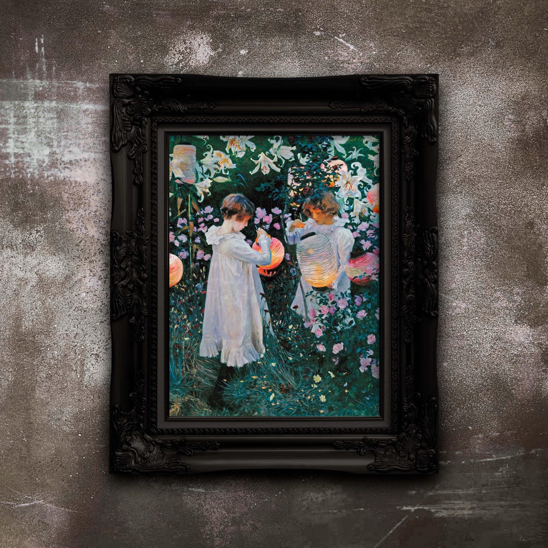Sargent 'carnation Lily Lily Rose' Art Print: Remastered Edwardian ...