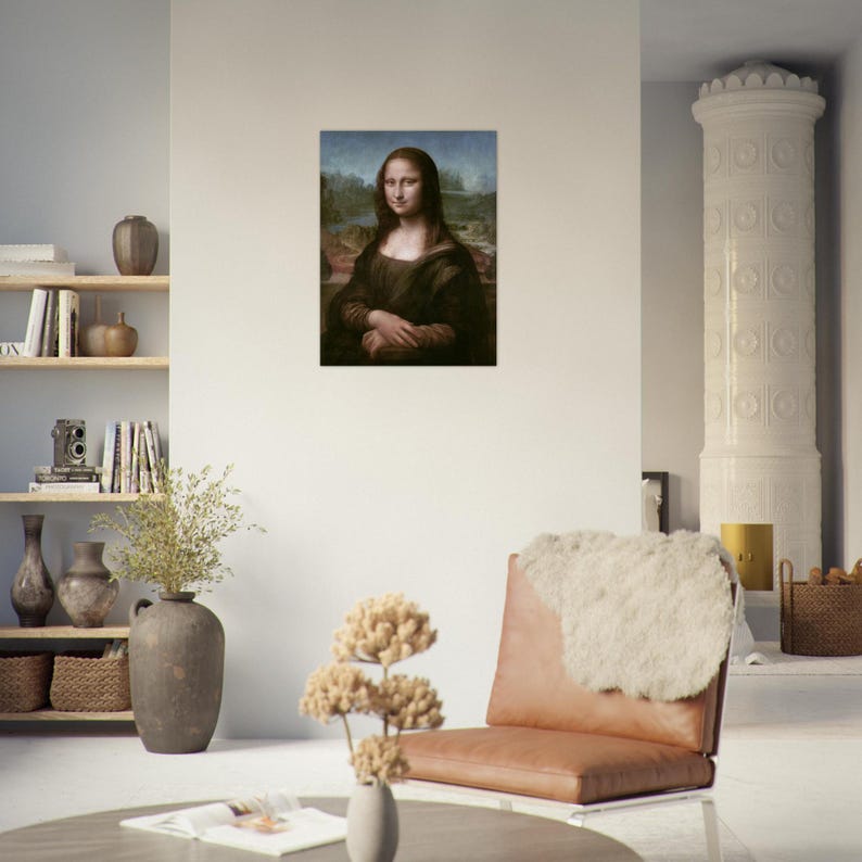 Mona Lisa Art Print – Da Vinci Masterpiece, Matte Finish - Etsy