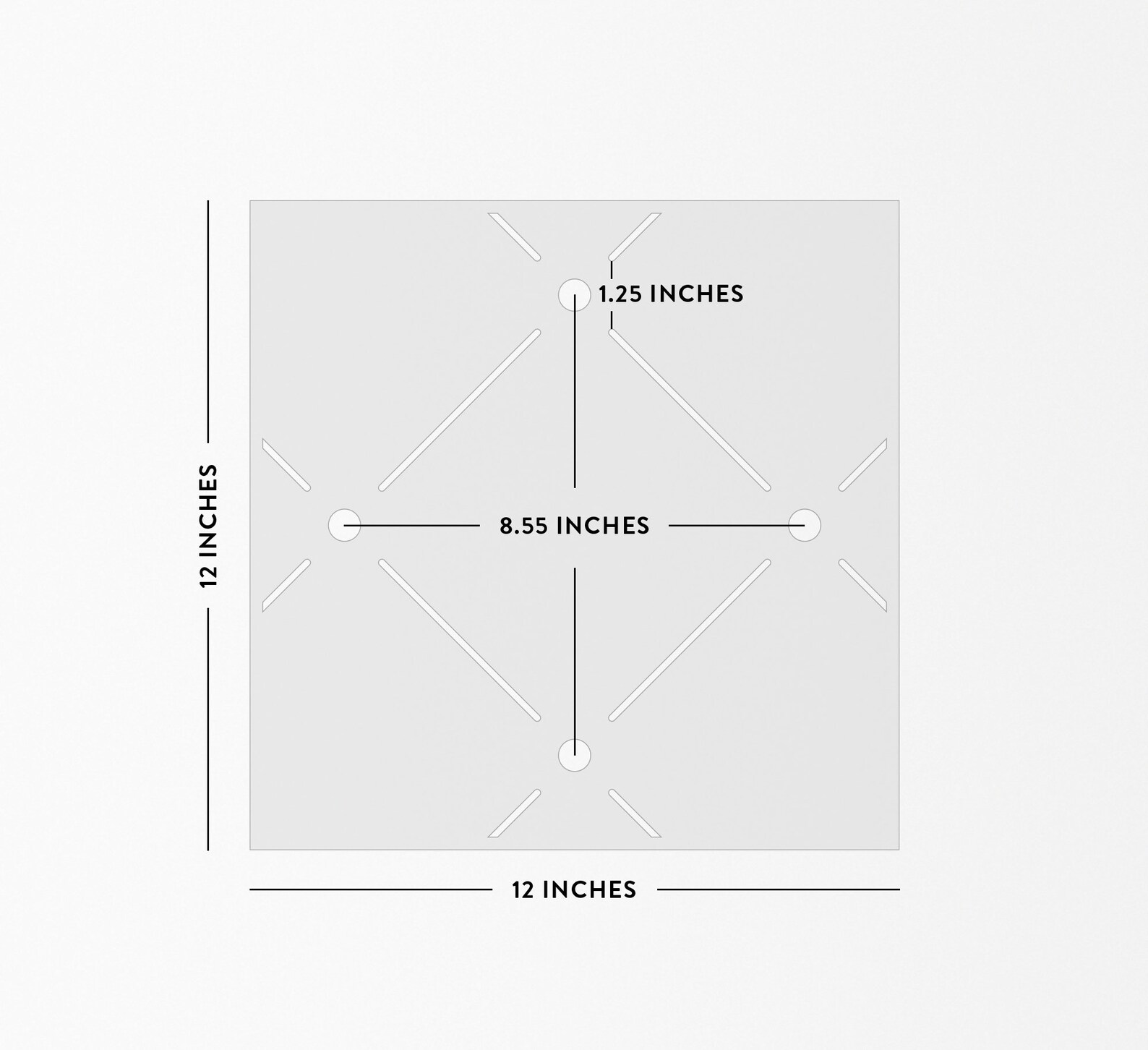 Geometric Wall Stencil Square Plaid Wall Stencil Diagonal - Etsy