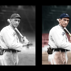 Legend Shoeless Joe Jackson - COLORIZED BY DOYLE - Etsy