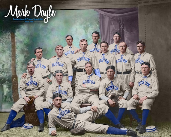 1901 Boston Americans COLORIZED | Etsy