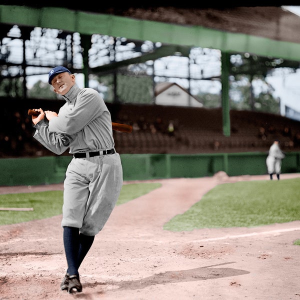 Ty Cobb in Color - Etsy