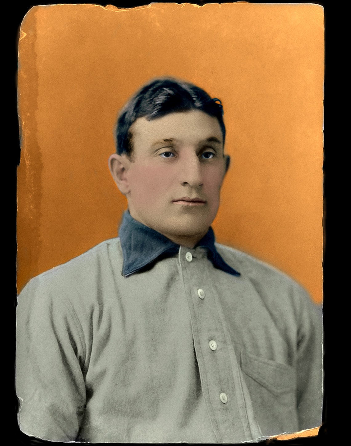 Honus Wagner - Rookie Card - T206 - 1906 - COLORIZED!!! - Etsy