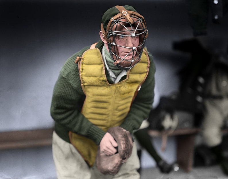 Charles Sebastian "red" Dooin - Philaelphia Phillies - 1910 -COLORIZED ...
