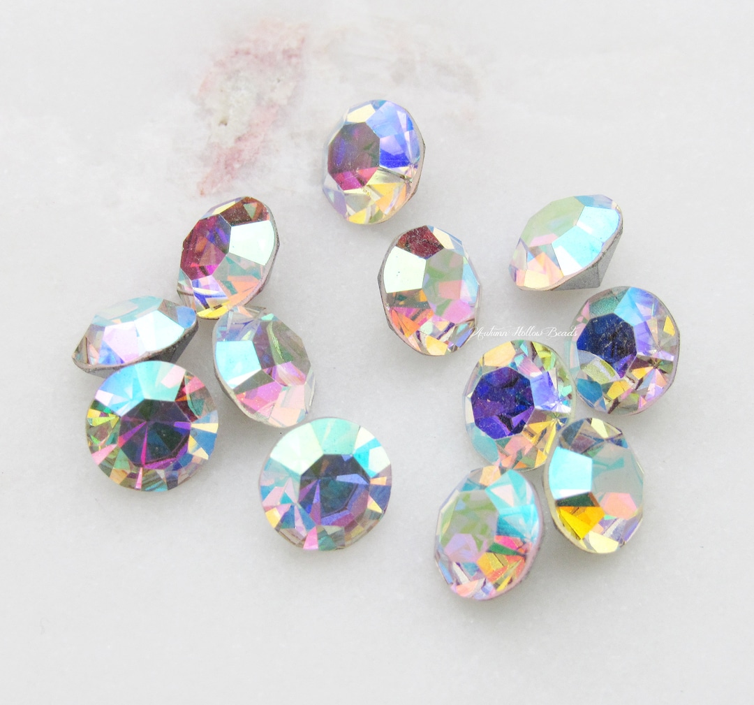 Swarovski Elements 1088 34SS Crystal AB Chaton Crystal Rhinestones SS34 ...