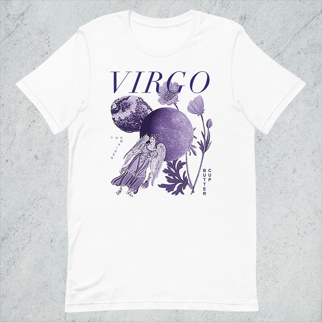 Virgo Zodiac Sign T Shirt Astrological Virgin Maiden Constellation