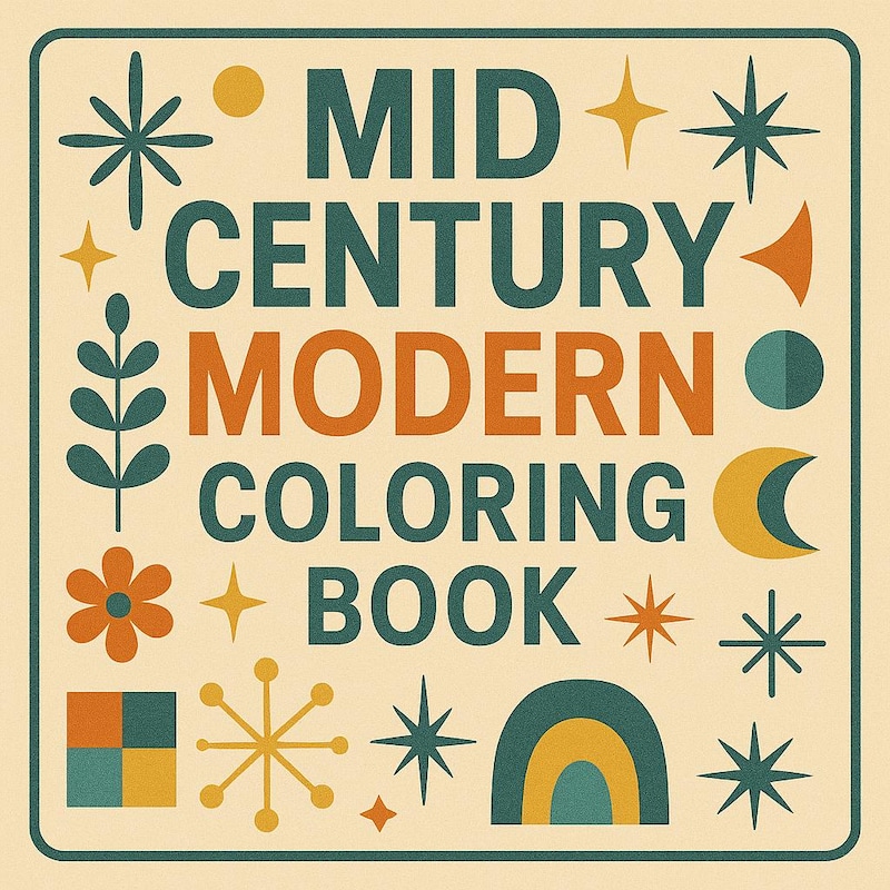 1950s Coloring Book - Etsy
