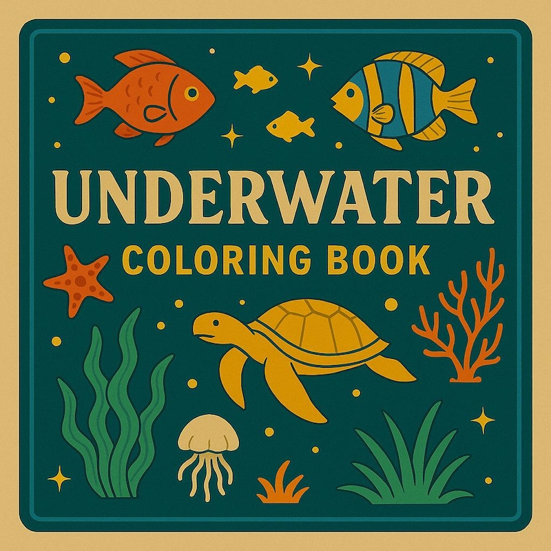 Marine Biology Coloring - Etsy UK