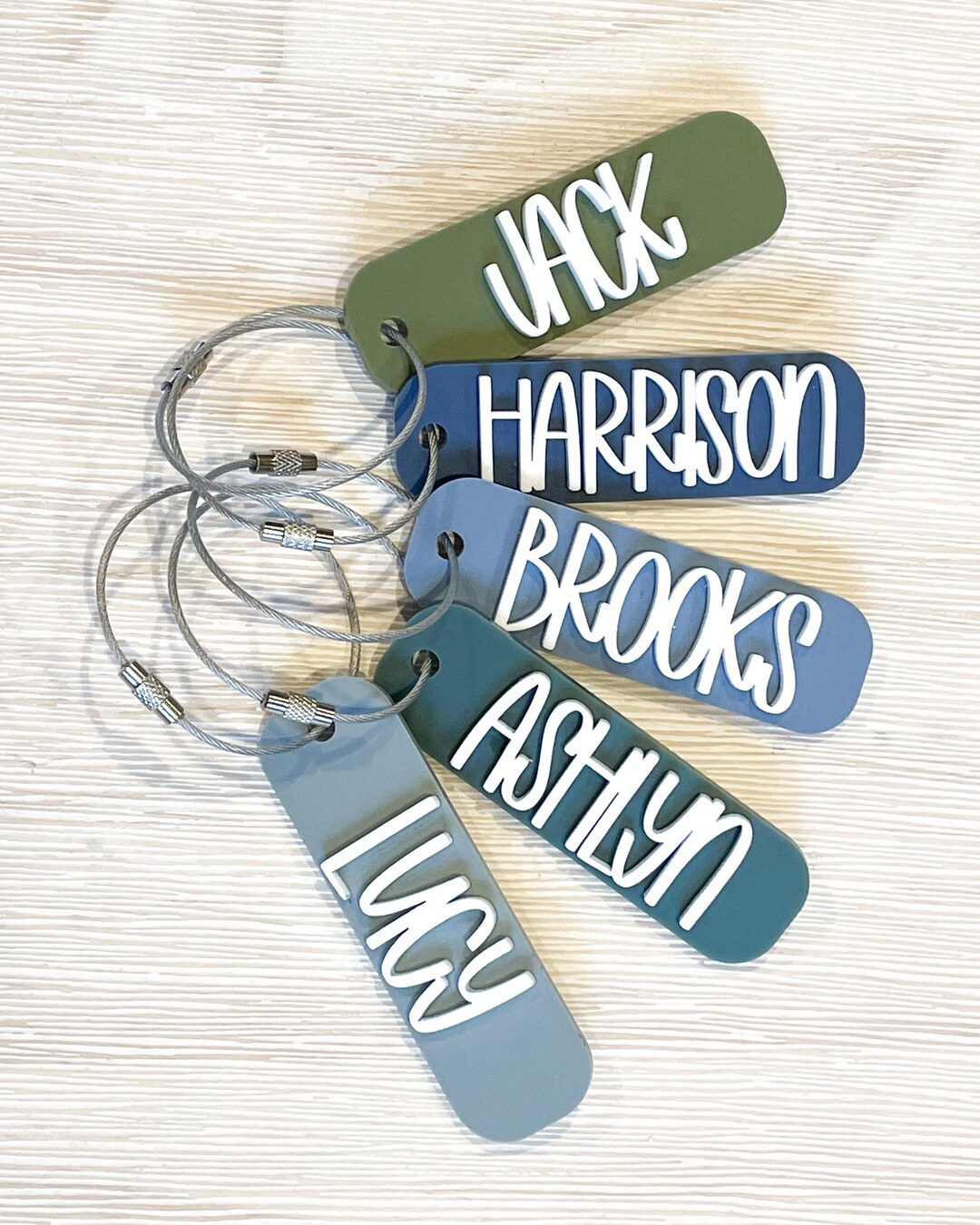 Personalized Keychain | Name Keychain | Backpack Tag | Kids Keychain ...