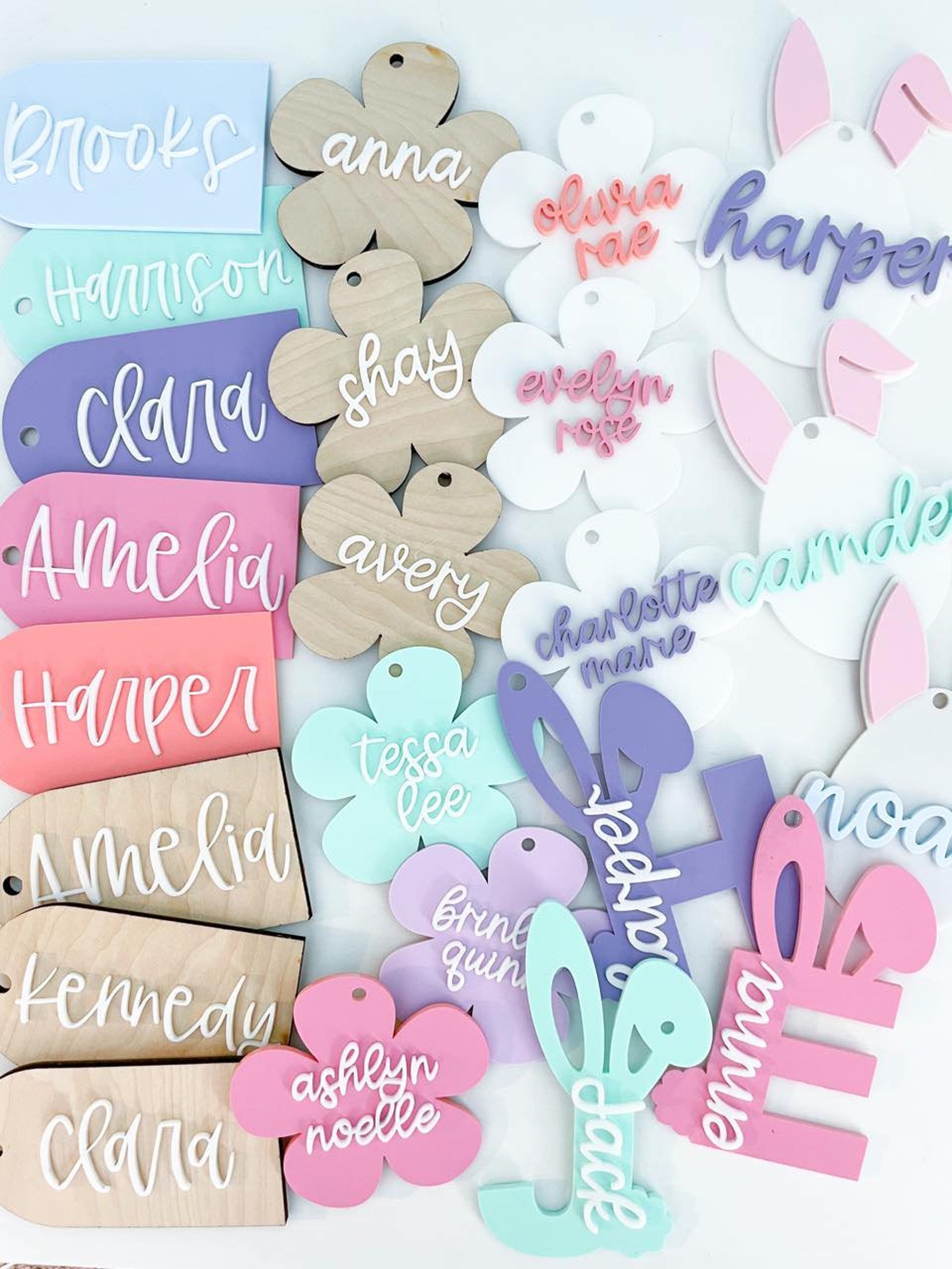 Gift Tag | Daisy Gift Tag | Flower Gift Tag | Girls Gift Tag | Name Tag ...