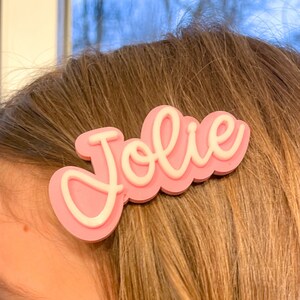 Hair Clip | Custom Hair Clip | Name Clip | Personalized Name Clip ...