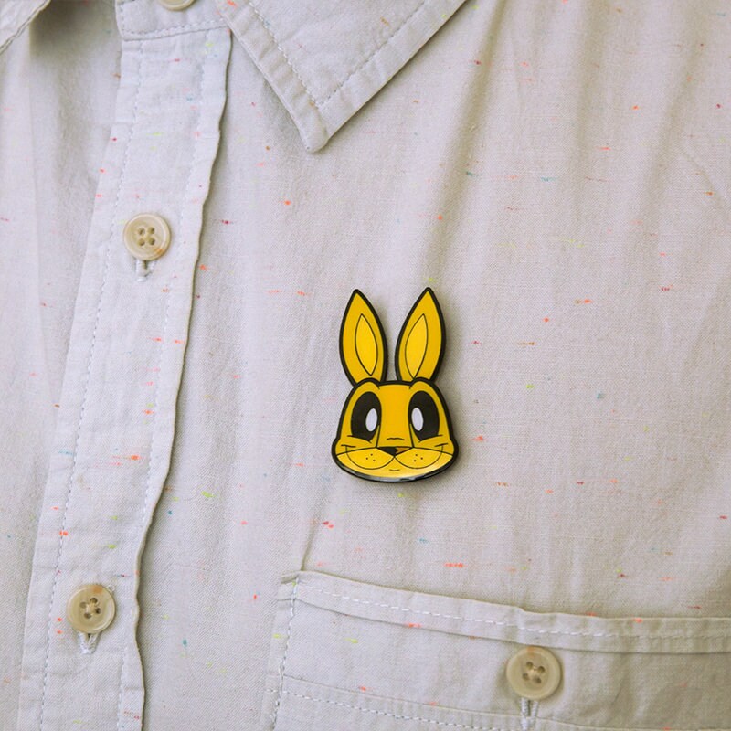 Mr. Bunny Pin | Etsy
