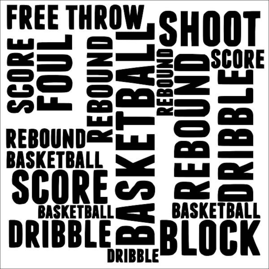 Basketball Svg- SVG File, Cricut File, Digital Download - Etsy